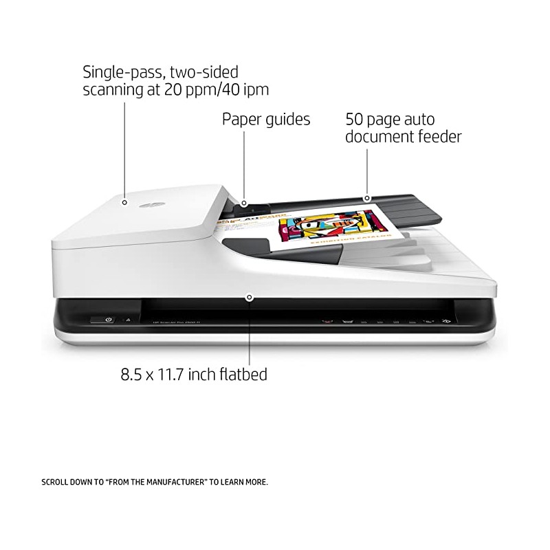 Scanner HP ScanJet Pro 2500 f1 Flatbed